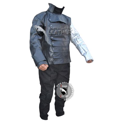 Captain America Winter Soldier Bucky Barnes Csotume Suit