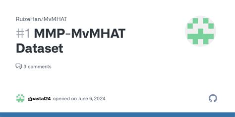 MMP MvMHAT Dataset Issue 1 RuizeHan MvMHAT GitHub