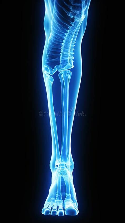 X Ray Of Arm Of A Male Human Blue Tone Radiograph On A Black