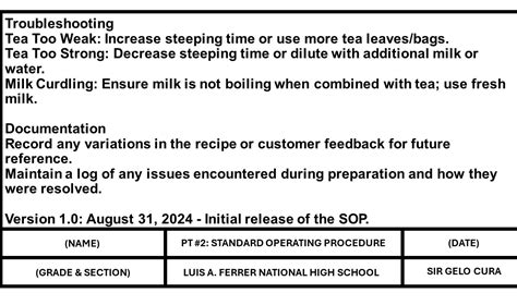 Troubleshooting Tea Too Weak Increase Studyx