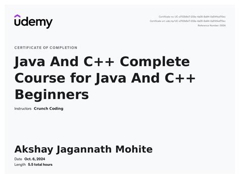 Akshay Mohite On Linkedin Java C Programming Learning Softwaredevelopment Udemy