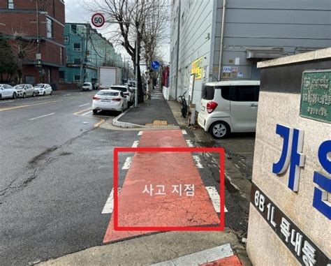 보행자 자전거 겸용 도로 사고 지식in