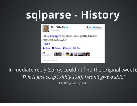 sqlparse lightning talk pdf
