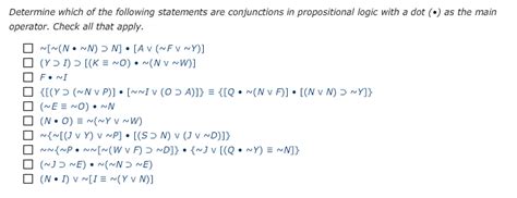 Solved Determine Which Of The Following Statements Are Chegg
