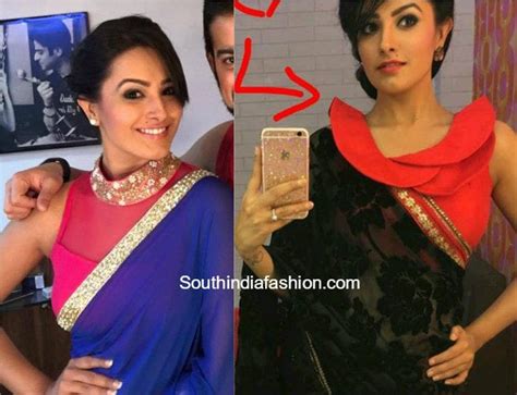 Shagun Aka Anita Hassanandini Sarees And Blouse Designs In Yei Hai
