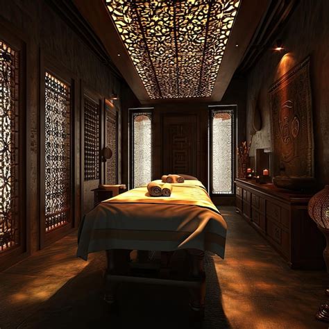 Premium Photo Spa Salon Interior Massage Room Indian Aesthetic Spa Salon