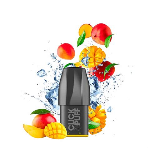 X Bar Click Puff Pod Mango ICE Q Vapehouse Online EU