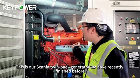 Keypower Twin Pack Generator Powered By Scania Dc16 Engine Youtube