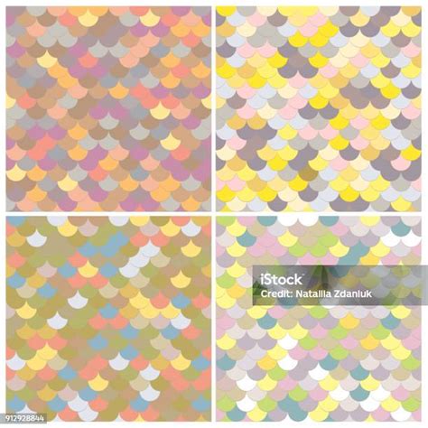 물고기 비늘 타일입니다 모자이크입니다 완벽 한 패턴입니다 지붕 타일입니다 규모에 대한 스톡 벡터 아트 및 기타 이미지 규모 기하 도형 단순함 Istock
