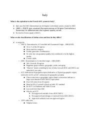 Wines Final Sample Themes 22 Docx Italy What Is The Equivalent To The French AOC System In