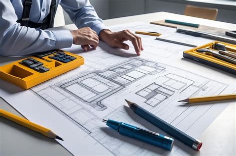 Engineering And Architecture Designflat Styletechnical