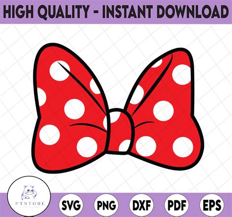Minnie Mouse Bow Svg Minnie Mouse Svg Bow Svg Disney Svg Inspire Uplift