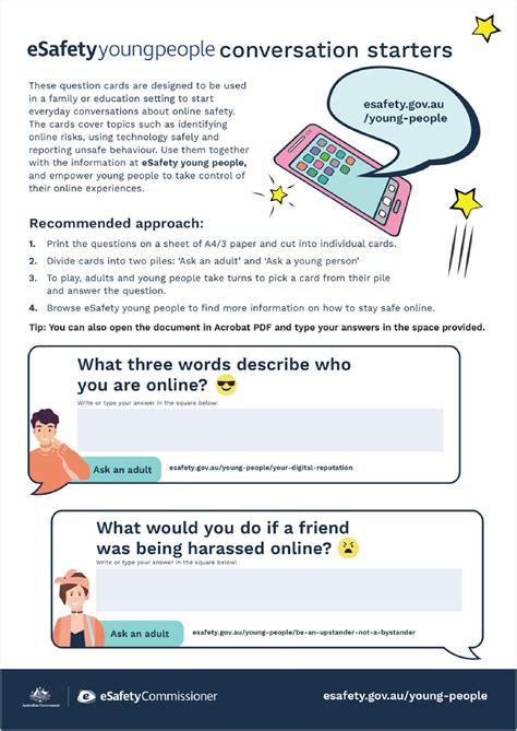 Online Safety Posters And Conversation Starters Esafety Commissioner