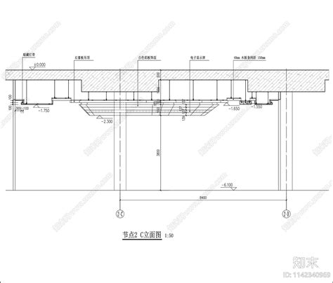 商业吊顶详图施工图下载【id 1142340969】 知末案例馆