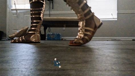 Giantess Uses Giantess Feet To T Tiny Human Smaller