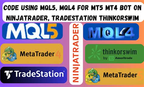 Code Using Mql5 Mql4 For Mt5 Mt4 Bot On Ninjatrader Tradestation