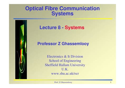 Ppt On Optical Fiber Communication System Powerpoint Slides