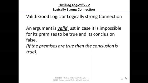 03 2 11 Valid Argument Youtube