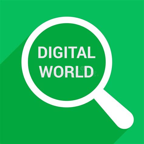 Information Concept Magnifying Optical Glass With Words Data Collection Stock Vector