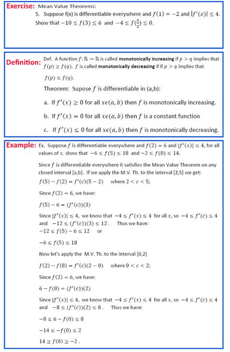 Solved ExerciSe Mean Value Theorems Suppose F X Is Chegg Com