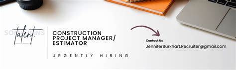 Construction Project Manager Estimator
