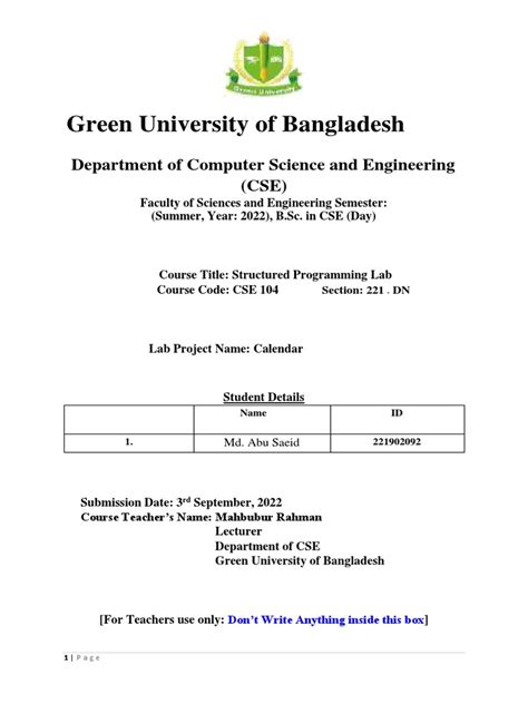 project report calendar pdf compiler software