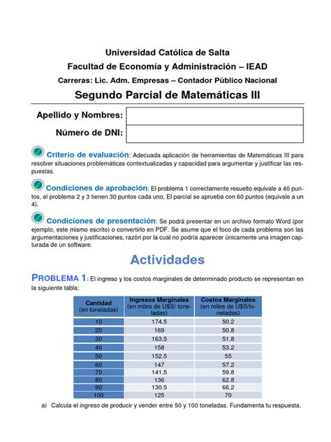 2° Parcial Resuelto De Matemáticas Iii 24 05 22 Pdf Excedente