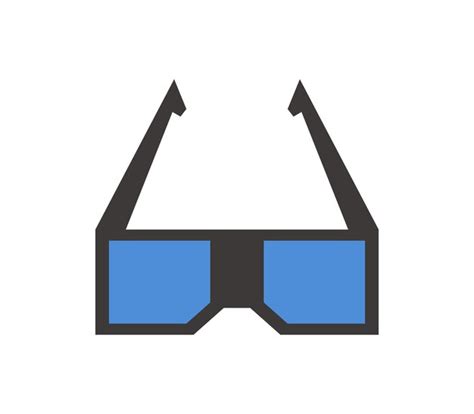 Premium Vector Cinema Glasses