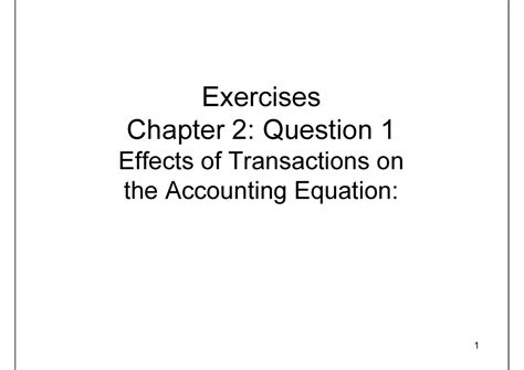 Chapter 2 Class Exercise Solution Exercises Chapter 2 Question 1