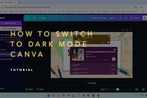 How To Switch To Dark Mode Canva Waredata Tech Enthusiast