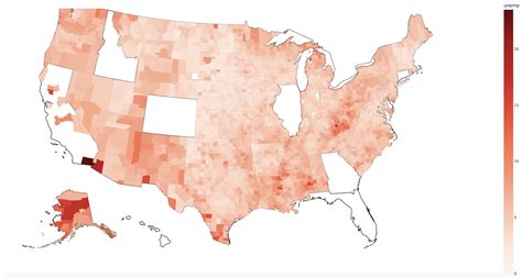 Python Show State Borders But Not County Borders On Us Choropleth Map Stack Overflow