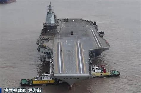 【有片】解放軍「福建號」航母秀出電磁彈射軌道 官媒聲稱即將展開海試 上報 Line Today