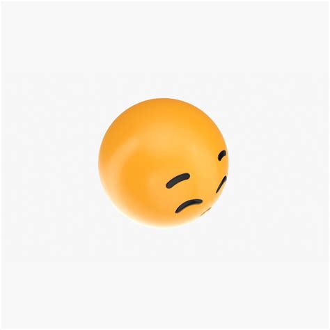 Emoji 003 Kissing With Closed Eyes 3d Model Download Hobbies On