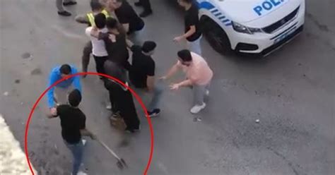 Bursa da husumetliler arasında kürekli kavga Son dakika haberleri