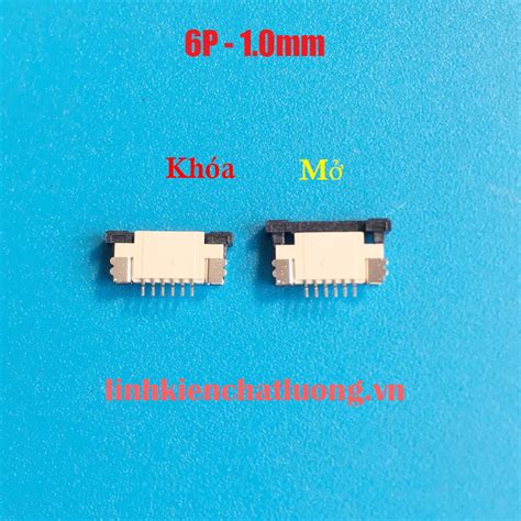 Socket FPC P mm khóa kéo tiếp điểm dưới
