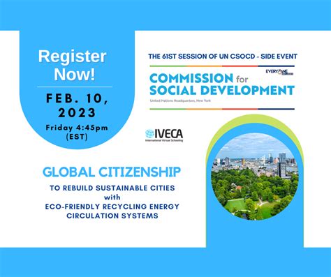 Un Csocd 61 Side Event Global Citizenship To Rebuild Sustainable