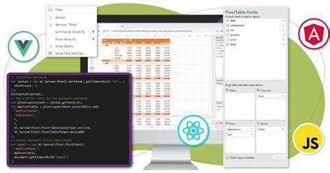How To Use A Pivot Table Feature From Spreadjs Mescius Inc Posted On