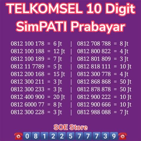 Simpati Digit Di Indonesia Olx Murah Dengan Harga Terbaik Id