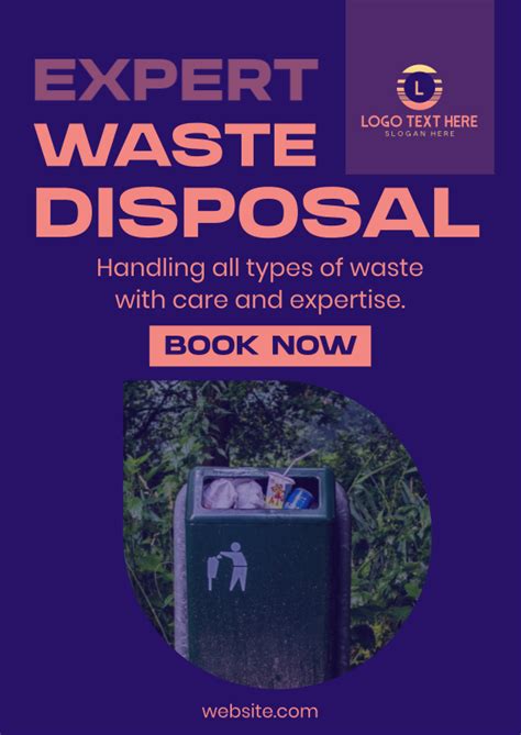 Waste Disposal Posters Waste Disposal Poster Maker Brandcrowd