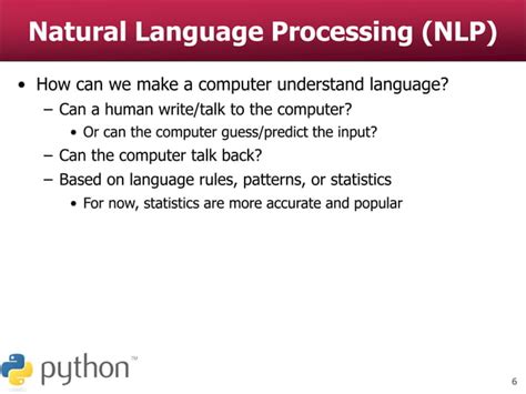 NLTK Python Basic Natural Language Processing.ppt | Web Development | Internet