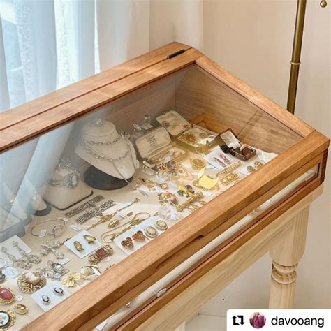 빈티지샵에 보내드린 원목 주얼리진열장 악세사리쇼케이스 맞춤제작 네이버 블로그
