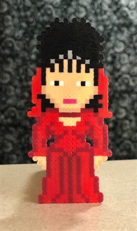 Beetlejuice Magnet Lydia Wedding Perler Fuse Bead Mini Pixel Etsy
