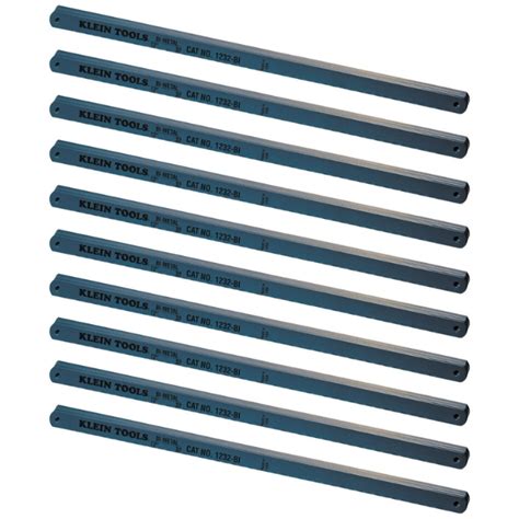 Klein 1232bi P 12 X 32 Tpi Bi Metal Hacksaw Blade 10 Pack Bc
