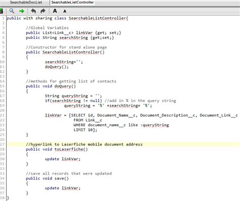unit test testing a list searchable controller salesforce stack