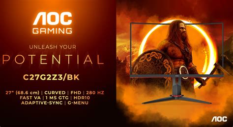 AGON By AOC Unveils The C G Z Full HD Hz Curved Monitor