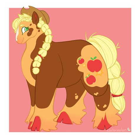 Applejack Redesign by OddleOtterQuakes on DeviantArt