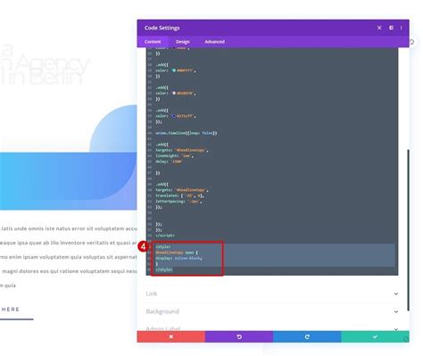 how to animate text using animate js and letterize js on divi