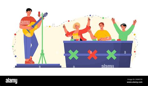 Talent Show Vector Concept Stock Vector Image And Art Alamy