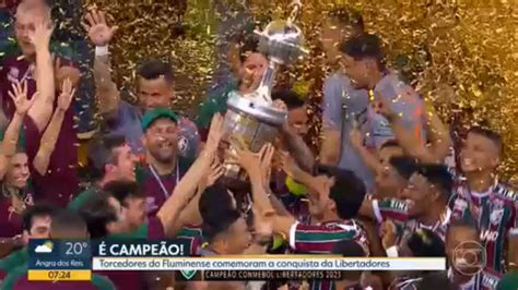 Vídeo O Fluminense é O Campeão Da Libertadores Bom Dia Rio G1