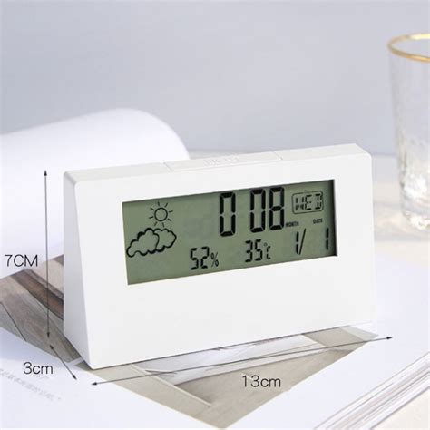 Mua Đồng Hồ Hiển Thị Thời Gian Nhiệt độ độ ẩm Có Chuông Báo Thức để